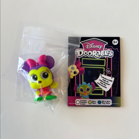 Disney | Toys | Disney Doorables Neon Minnie Mouse Figure | Poshmark